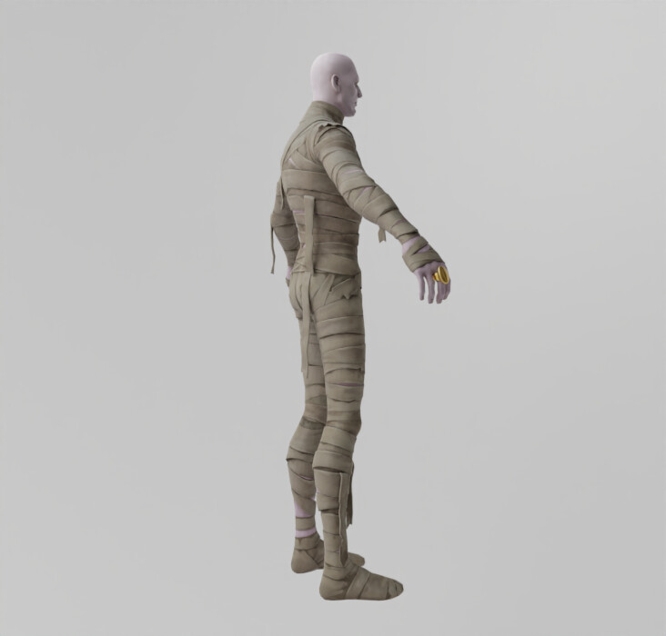 ArtStation - The Mummy Lowpoly Rigged | Resources