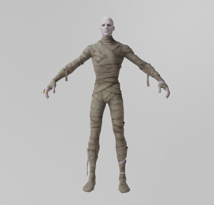 ArtStation - The Mummy Lowpoly Rigged | Resources