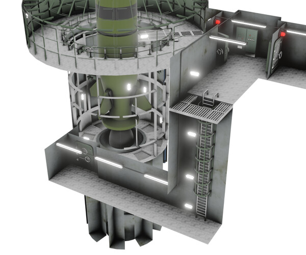 ArtStation - Underground Rocket | Resources