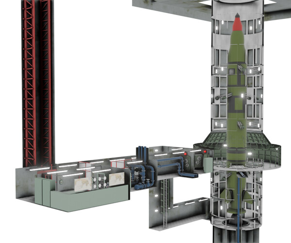 ArtStation - Underground Rocket | Resources