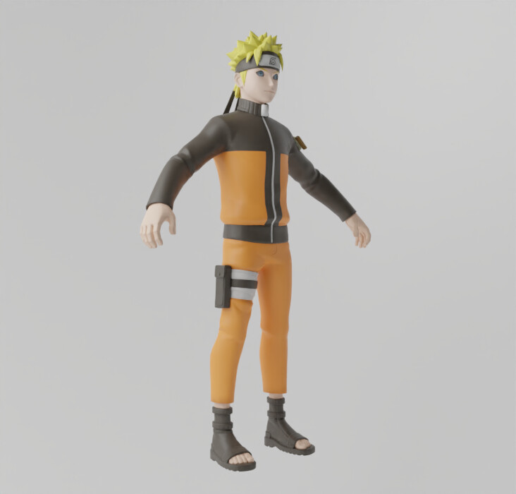 ArtStation - Naruto Uzumaki Lowpoly RIgged | Resources
