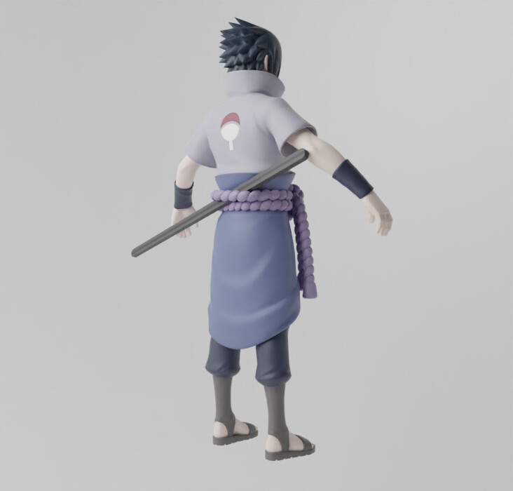 ArtStation - Sasuke Uchiha Lowpoly Rigged | Resources