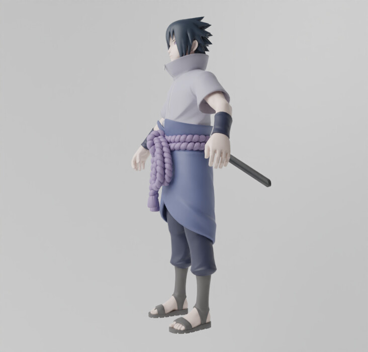 ArtStation - Sasuke Uchiha Lowpoly Rigged | Resources