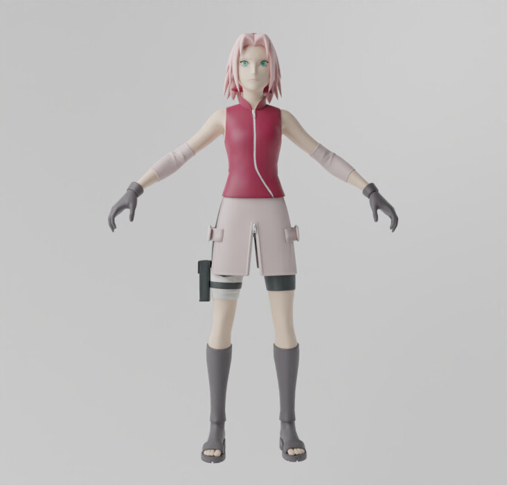 ArtStation - Sakura Lowpoly Rigged | Resources