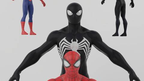 ArtStation - Spiderman Spiderverse Lowpoly Rigged | Resources