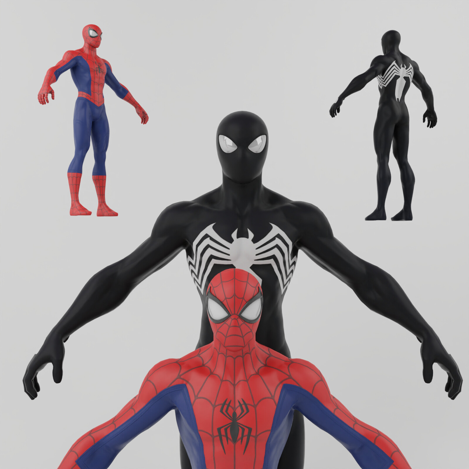 ArtStation - Spiderman Spiderverse Lowpoly Rigged | Resources