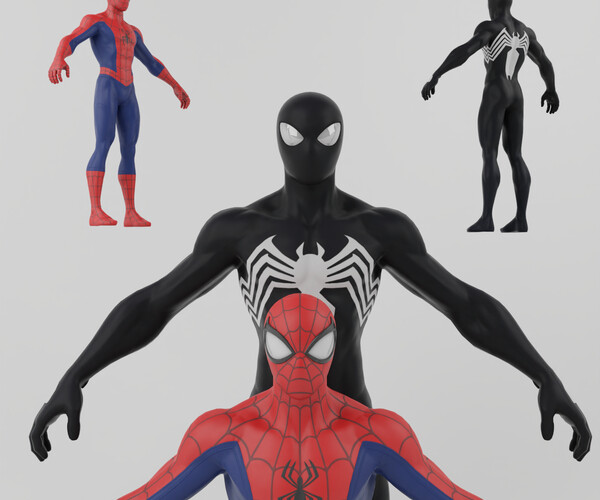 ArtStation - Spiderman Spiderverse Lowpoly Rigged | Resources