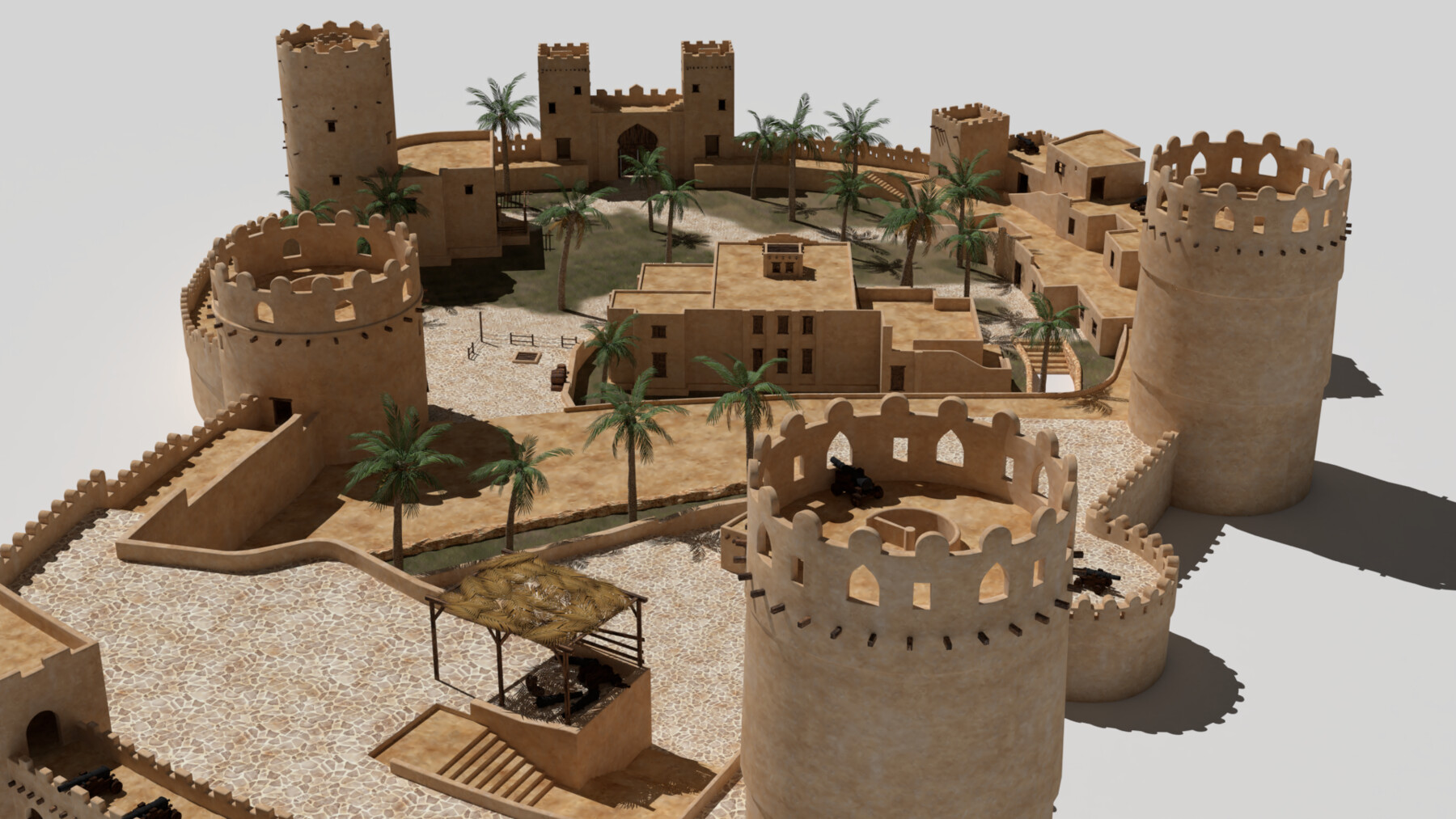 ArtStation - ancient desert fort | Resources