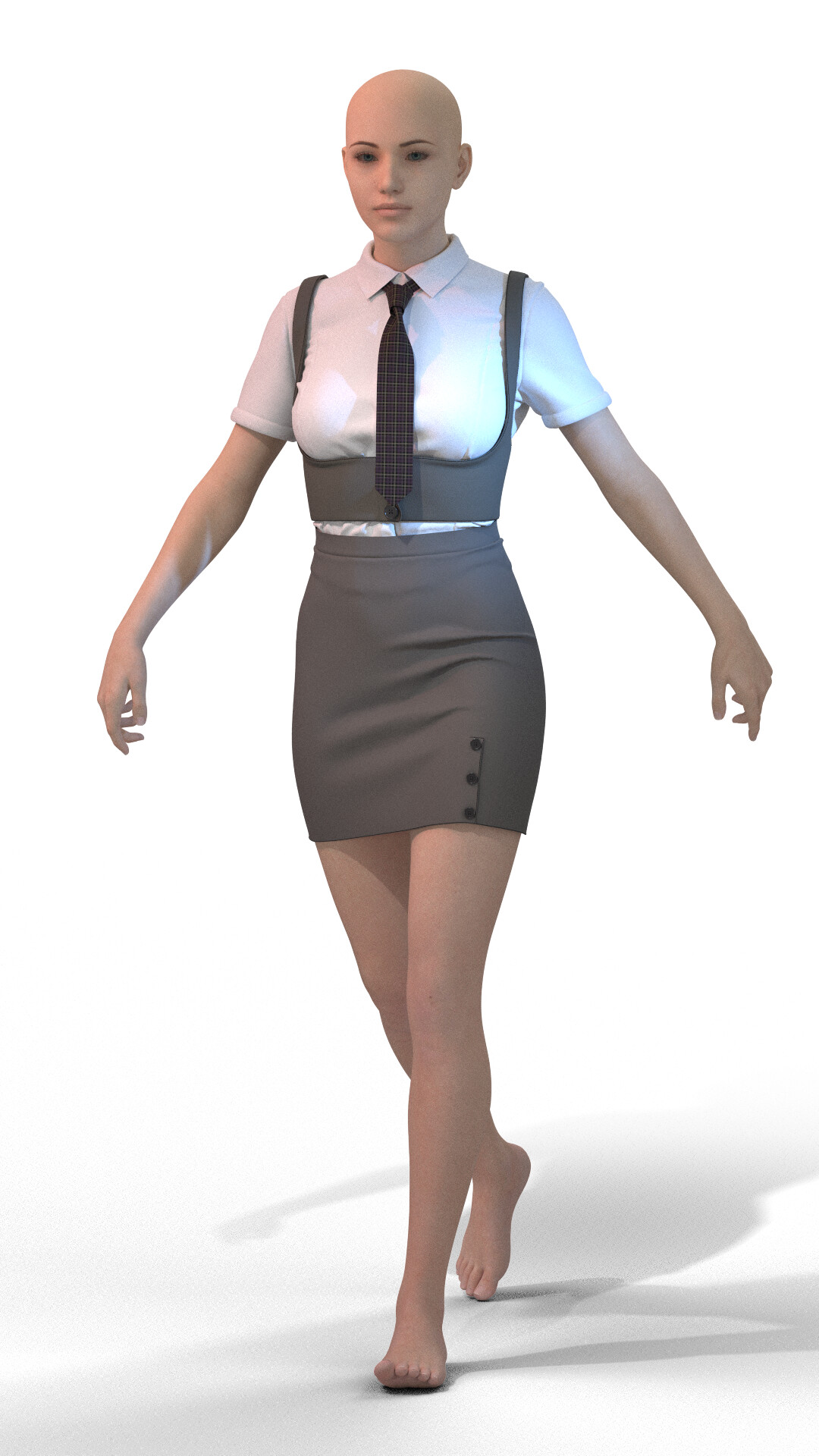 ArtStation - Clothes №148 "Marvelous Designer" /Zprj/ OBJ+FBX | Game Assets