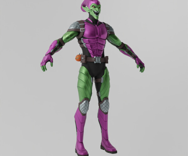 ArtStation - Green Goblin Lowpoly Rigged | Resources