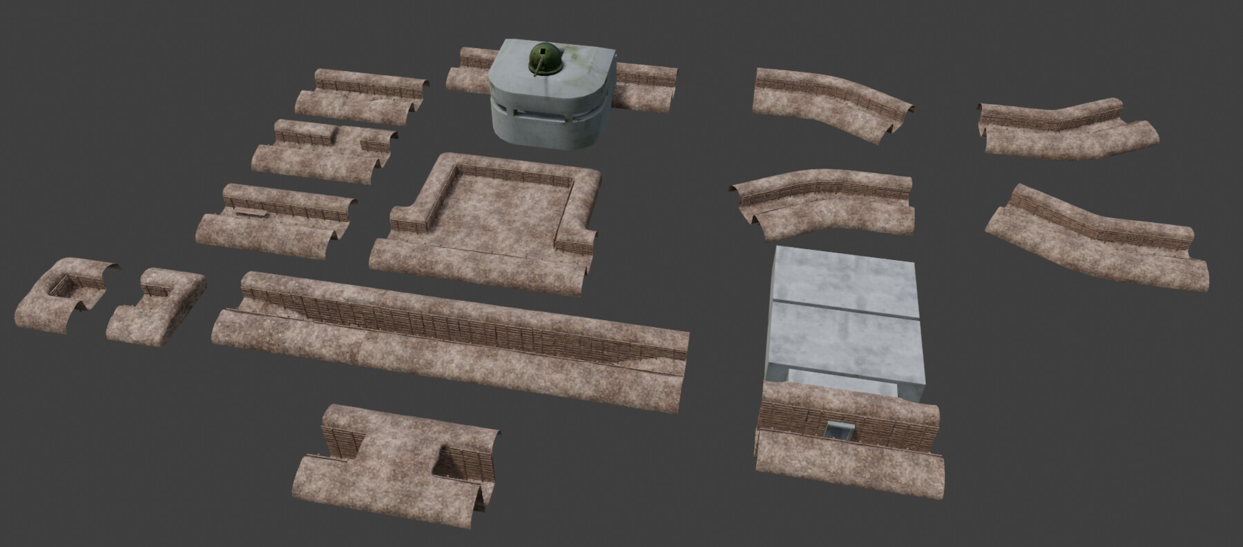 ArtStation - ww2 trench pack | Game Assets