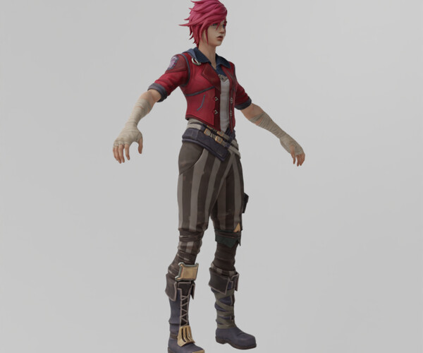 ArtStation - VI Arcane Lowpoly Rigged | Resources