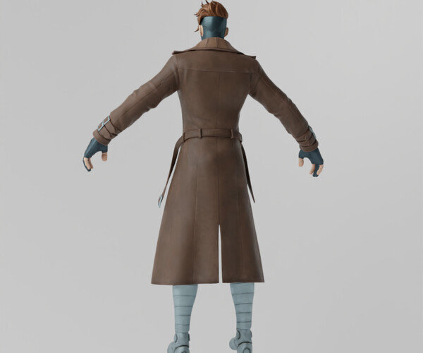ArtStation - Gambit X-Men Lowpoly Rigged | Resources