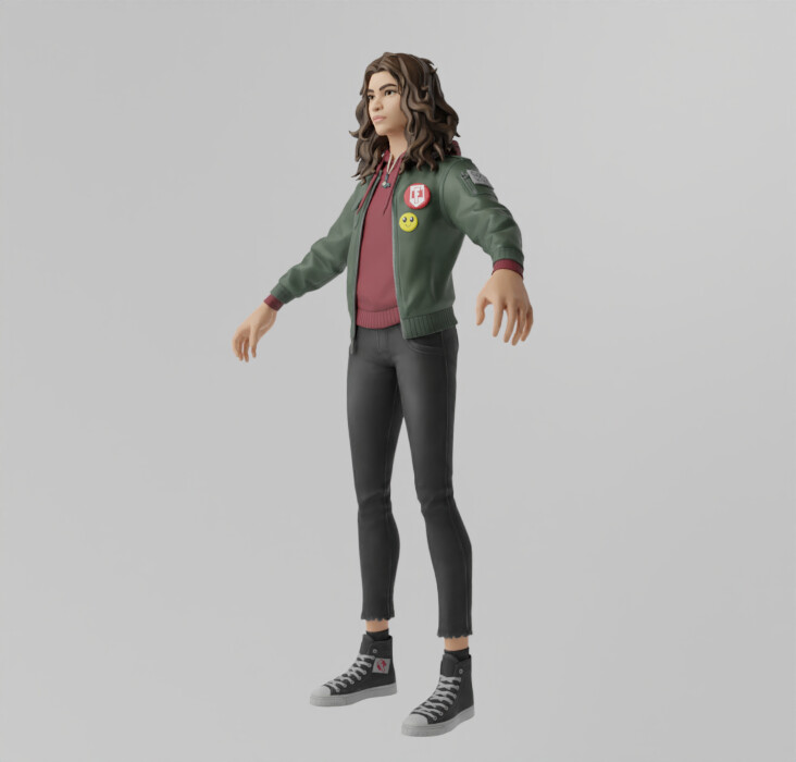 ArtStation - MJ Watson Spiderman Lowpoly Rigged | Resources