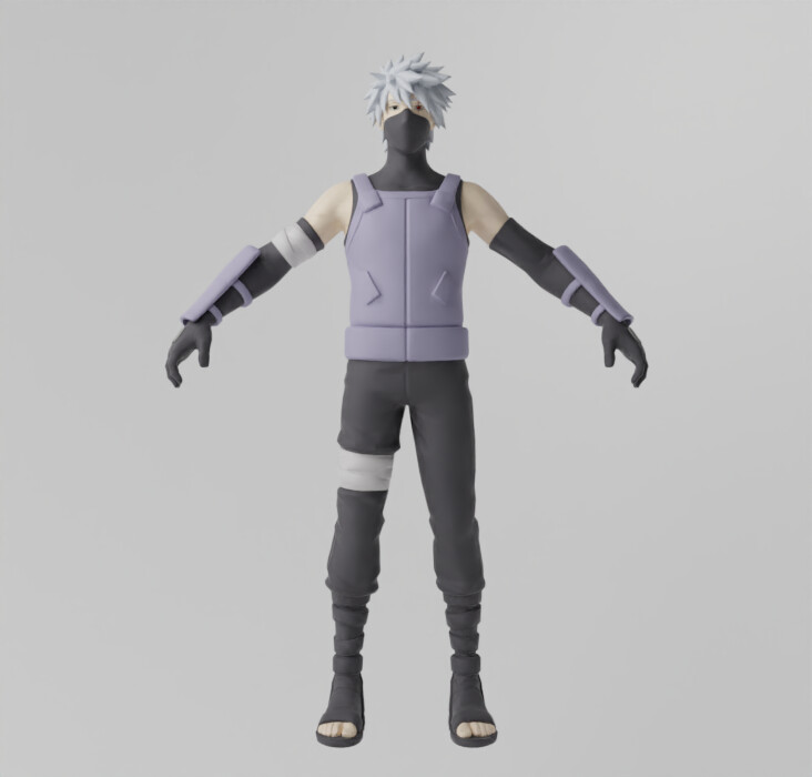 ArtStation - Kakashi Anbu Lowpoly Rigged | Resources