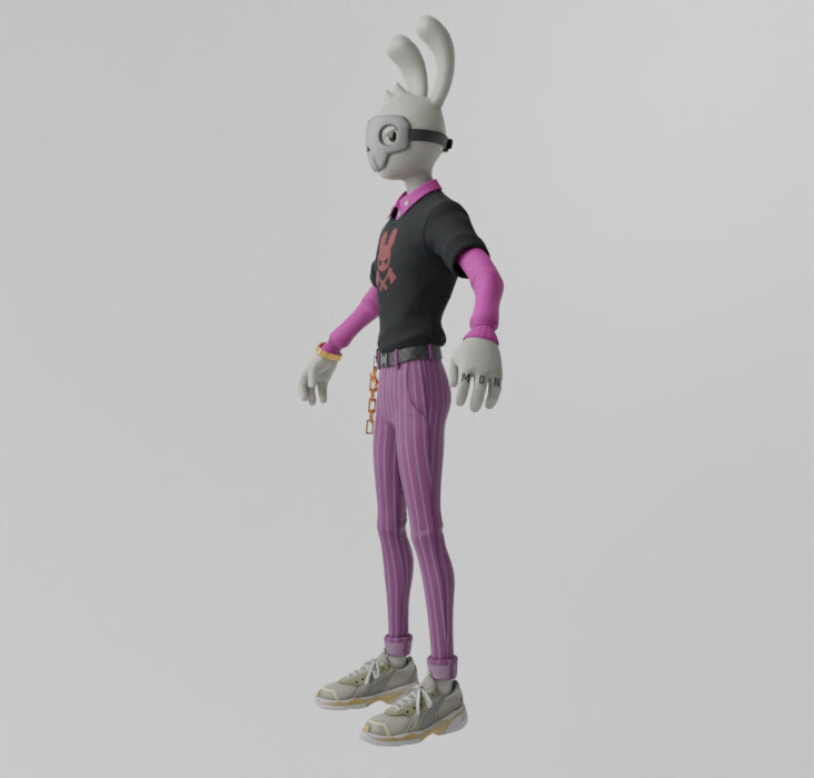 ArtStation - Guggimon Lowpoly Rigged | Resources