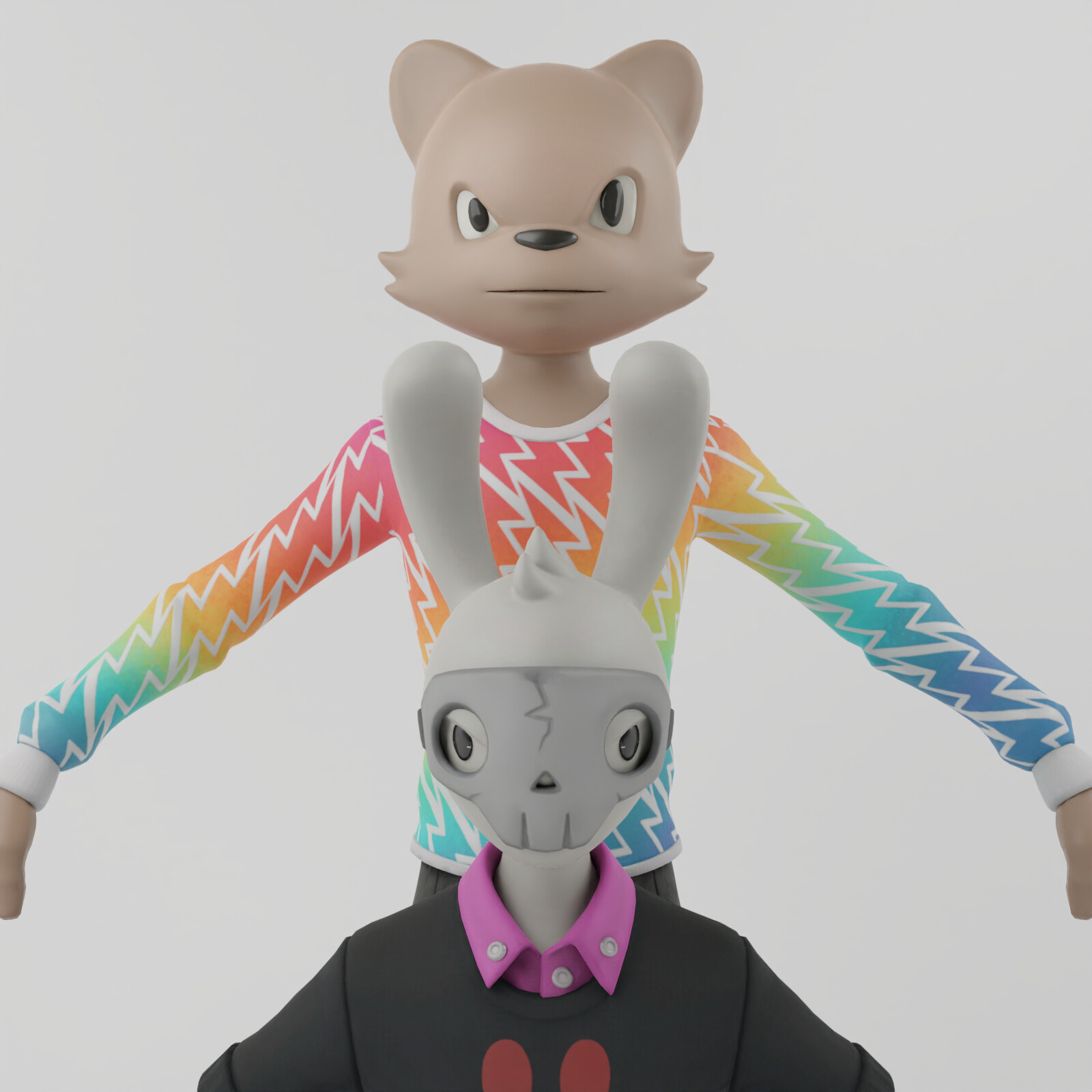 ArtStation - Guggimon N Janky Lowpoly Rigged | Resources