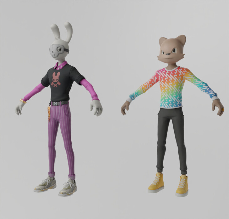 ArtStation - Guggimon N Janky Lowpoly Rigged | Resources