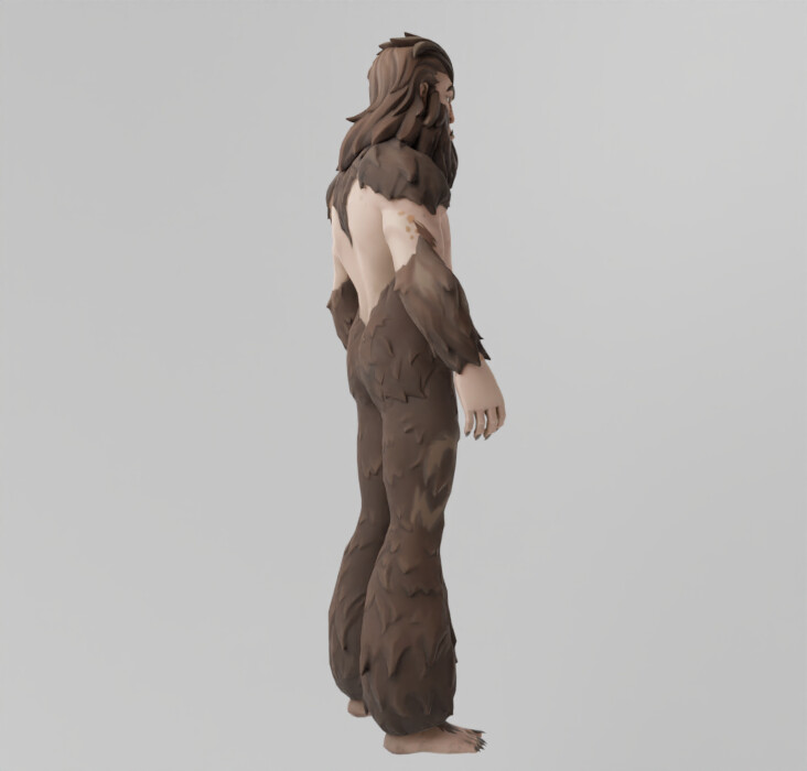 ArtStation - Big Foot Lowpoly RIgged | Resources