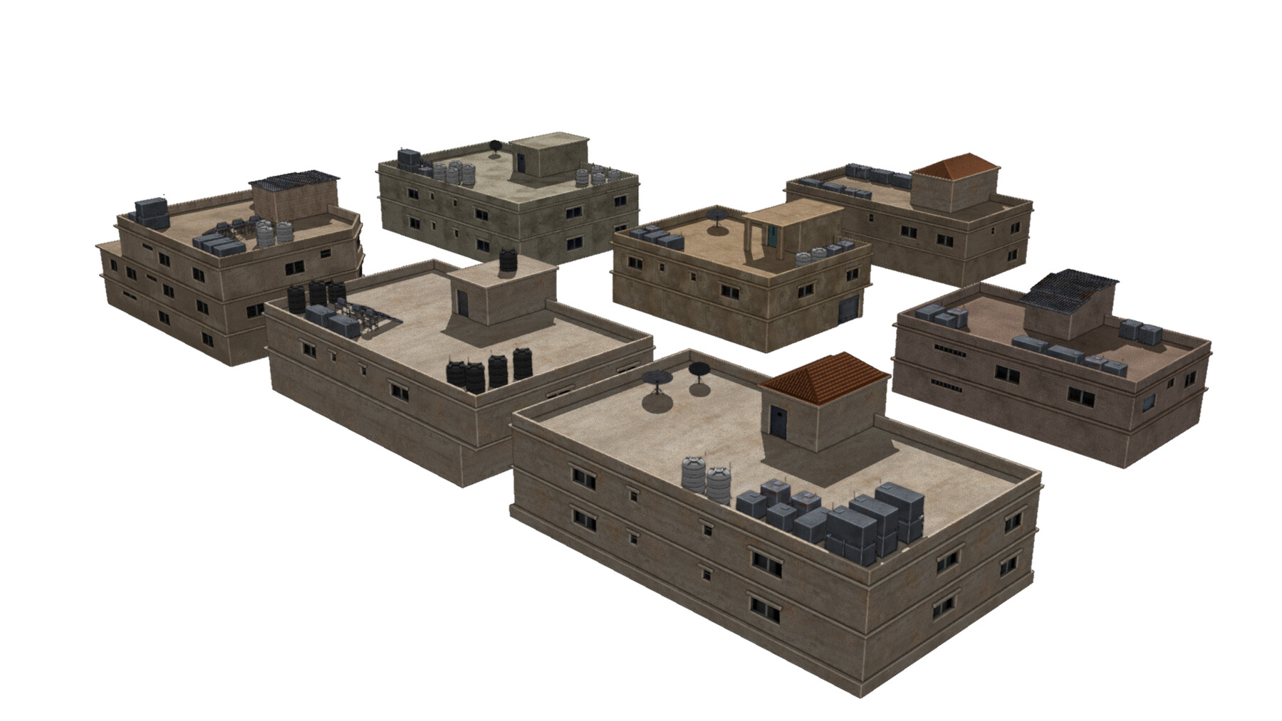 ArtStation - 24 arabian middle east buildings Collection | Resources