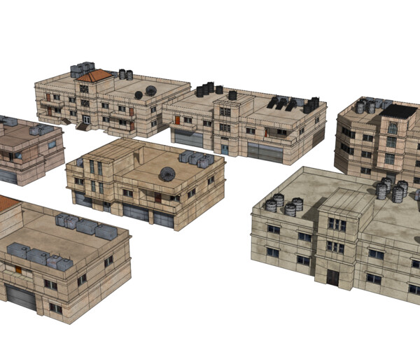 ArtStation - 24 arabian middle east buildings Collection | Resources