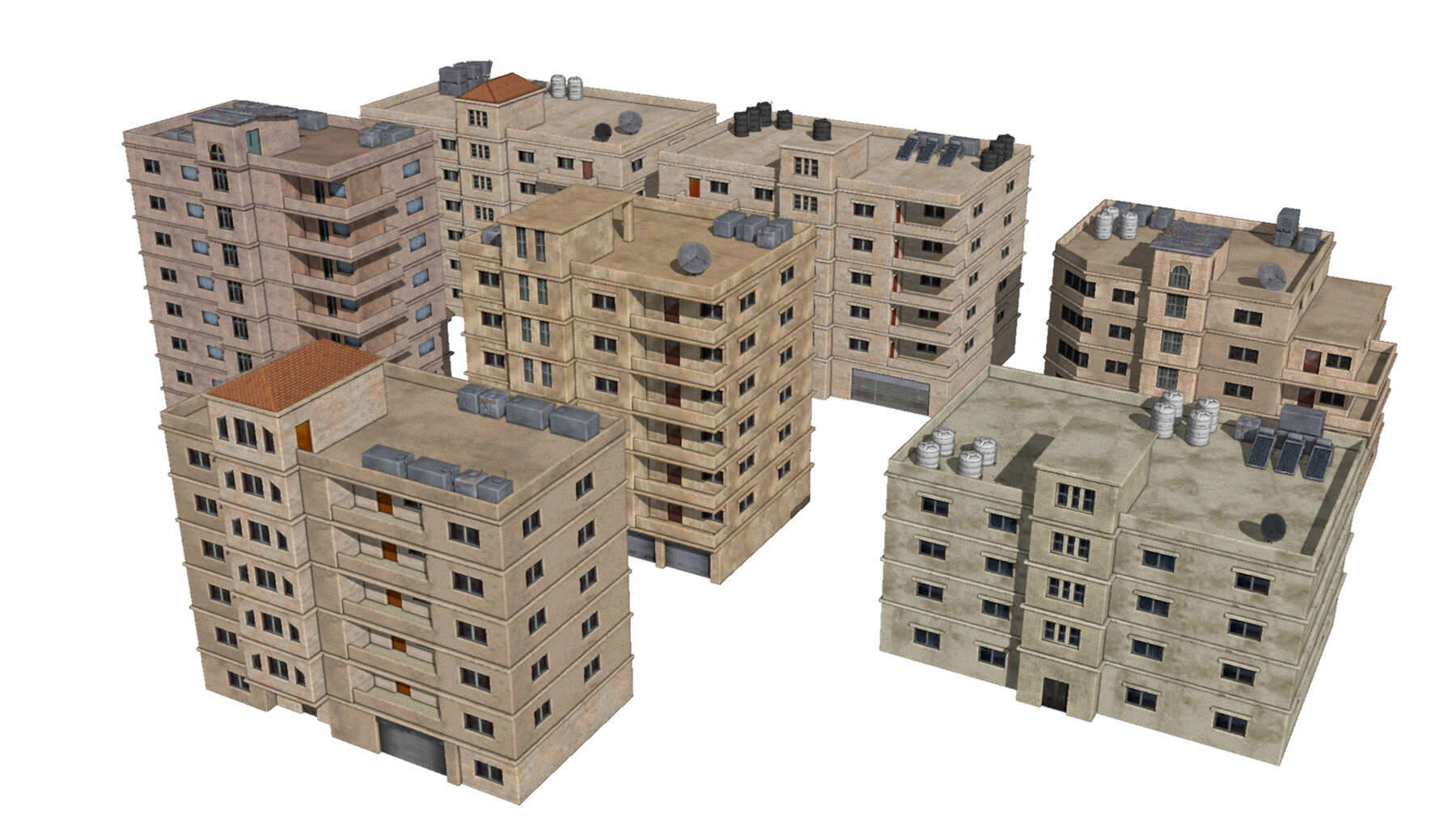 ArtStation - 24 arabian middle east buildings Collection | Resources