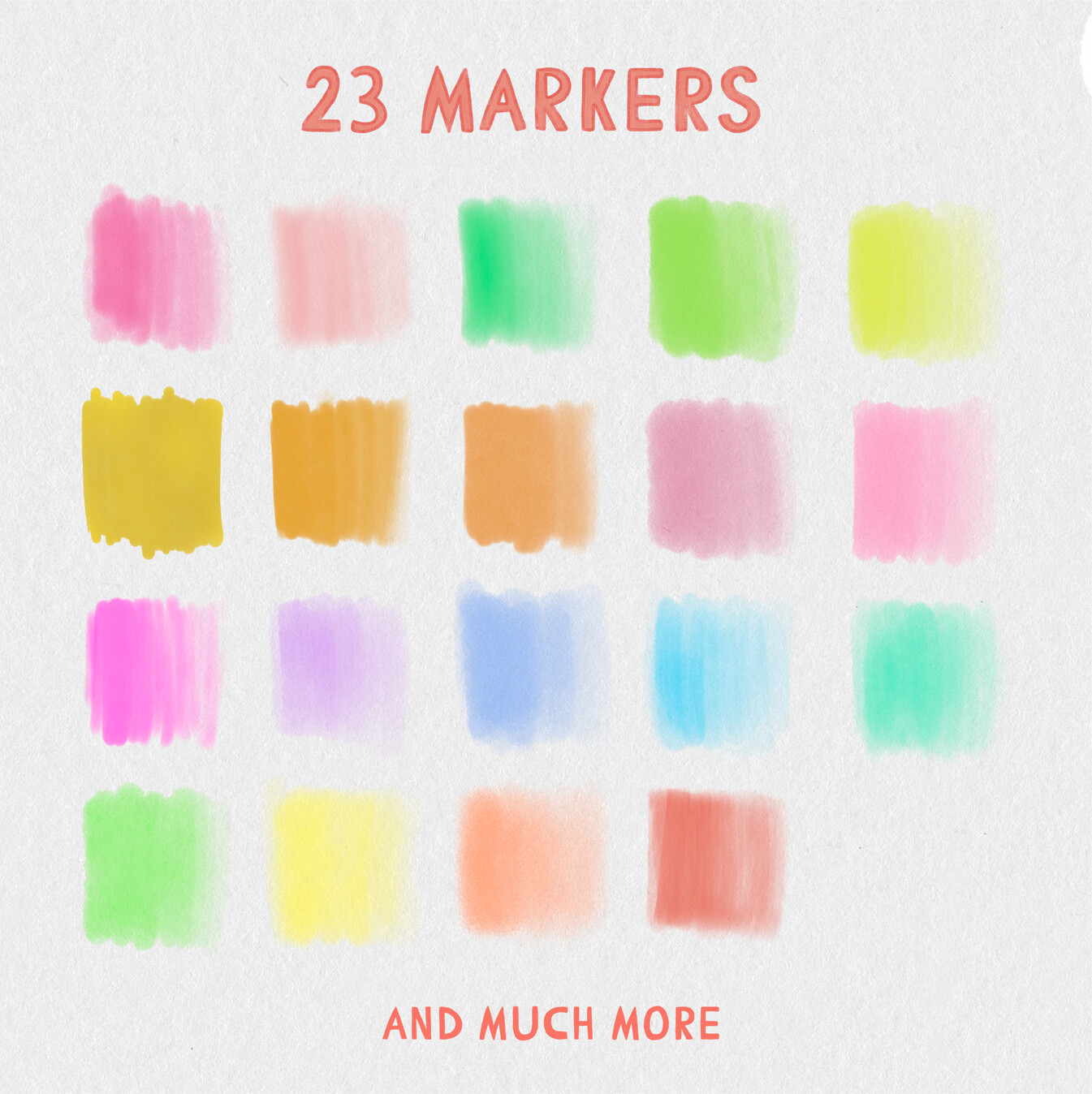 ArtStation - Copic inspired Markers Brushset for Procreate (Miltiliner ...