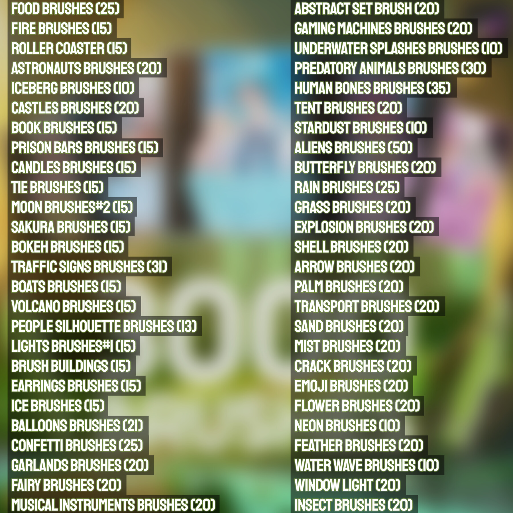 ArtStation - Over 3000+ Procreate Brushes and Textures. My biggest pack of brushes, procreate ...