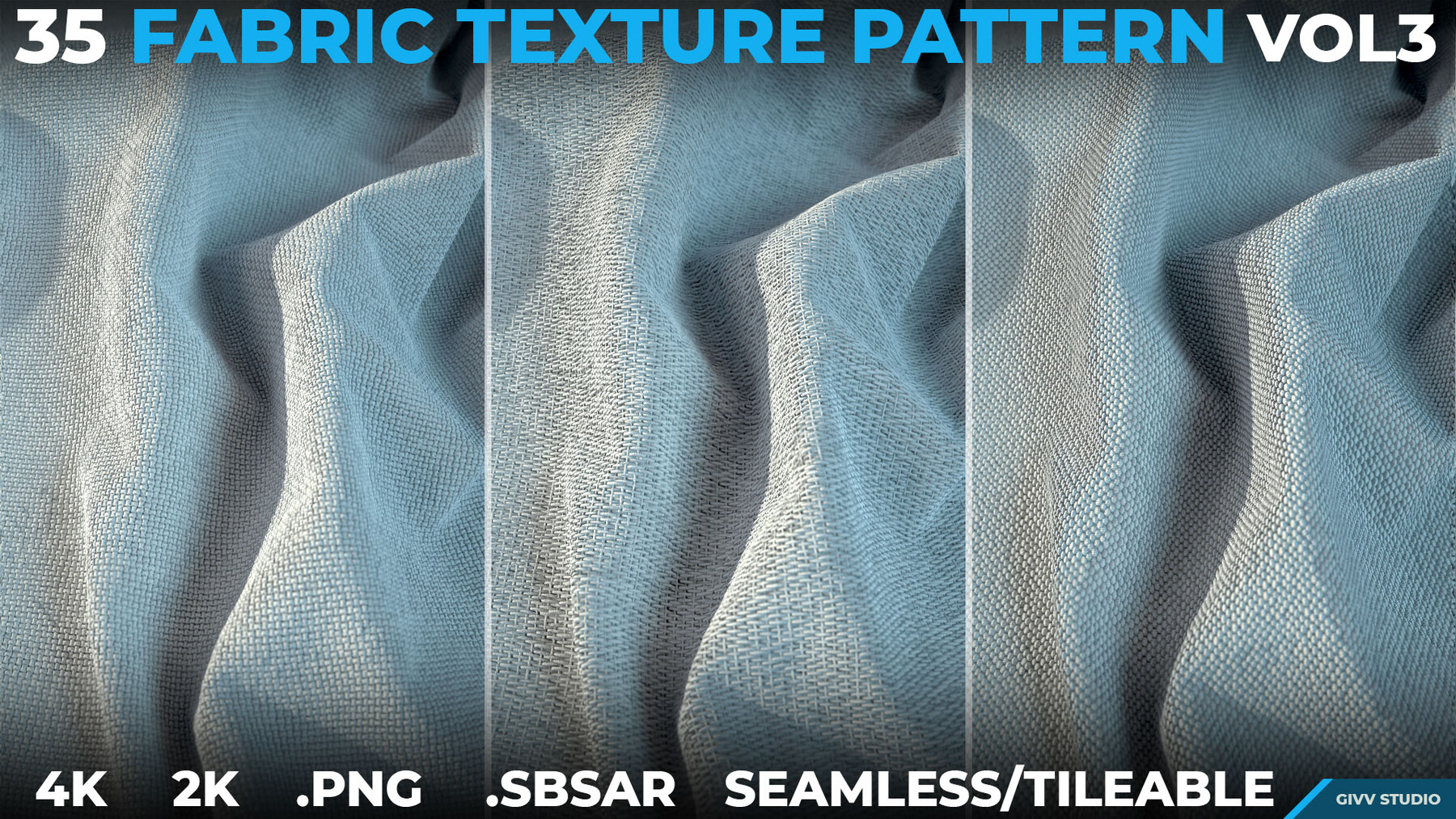 ArtStation - 35 Fabric Texture Pattern Vol 3 (4k/2k/.sbsar/.png ...