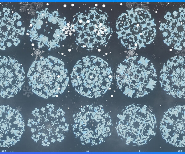 ArtStation - Procedural Snowflake Generator For Blender | Game Assets
