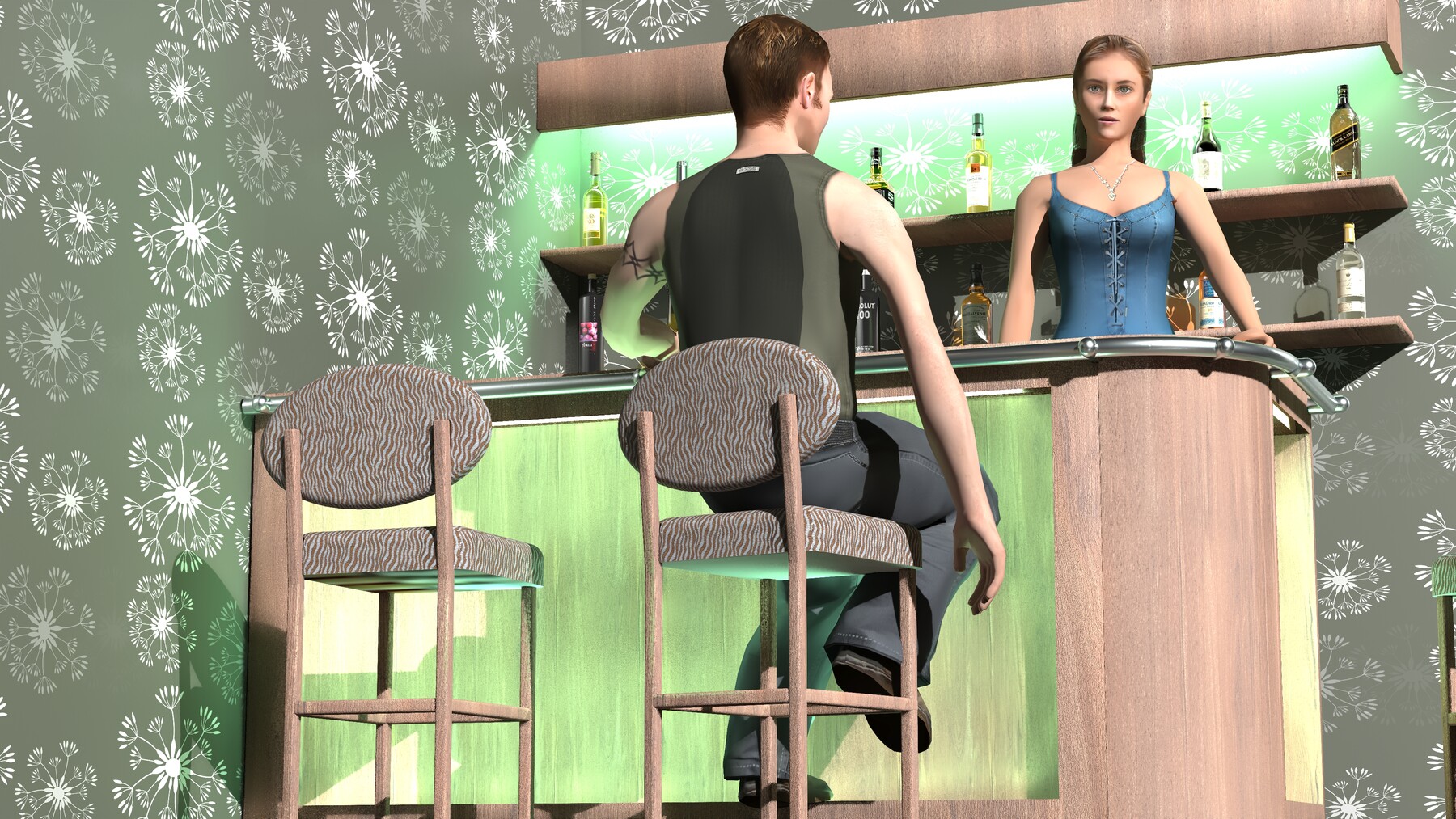 ArtStation - American Bar 4K | Resources