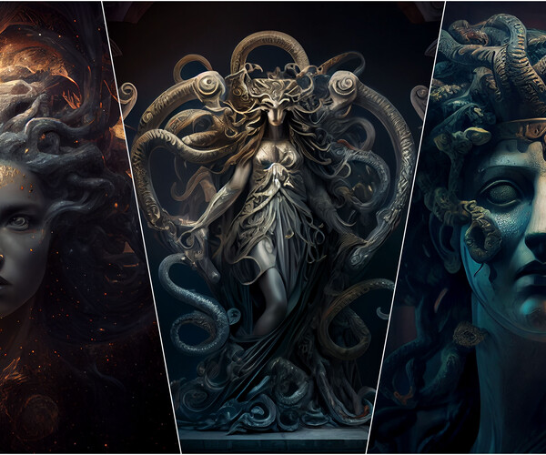 ArtStation - Medusa Reference Pack | Artworks