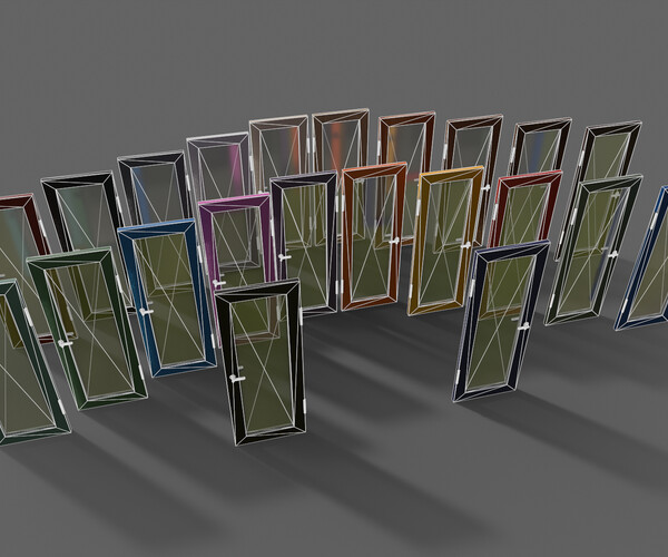 ArtStation - PBR Wood Door C3 | Game Assets