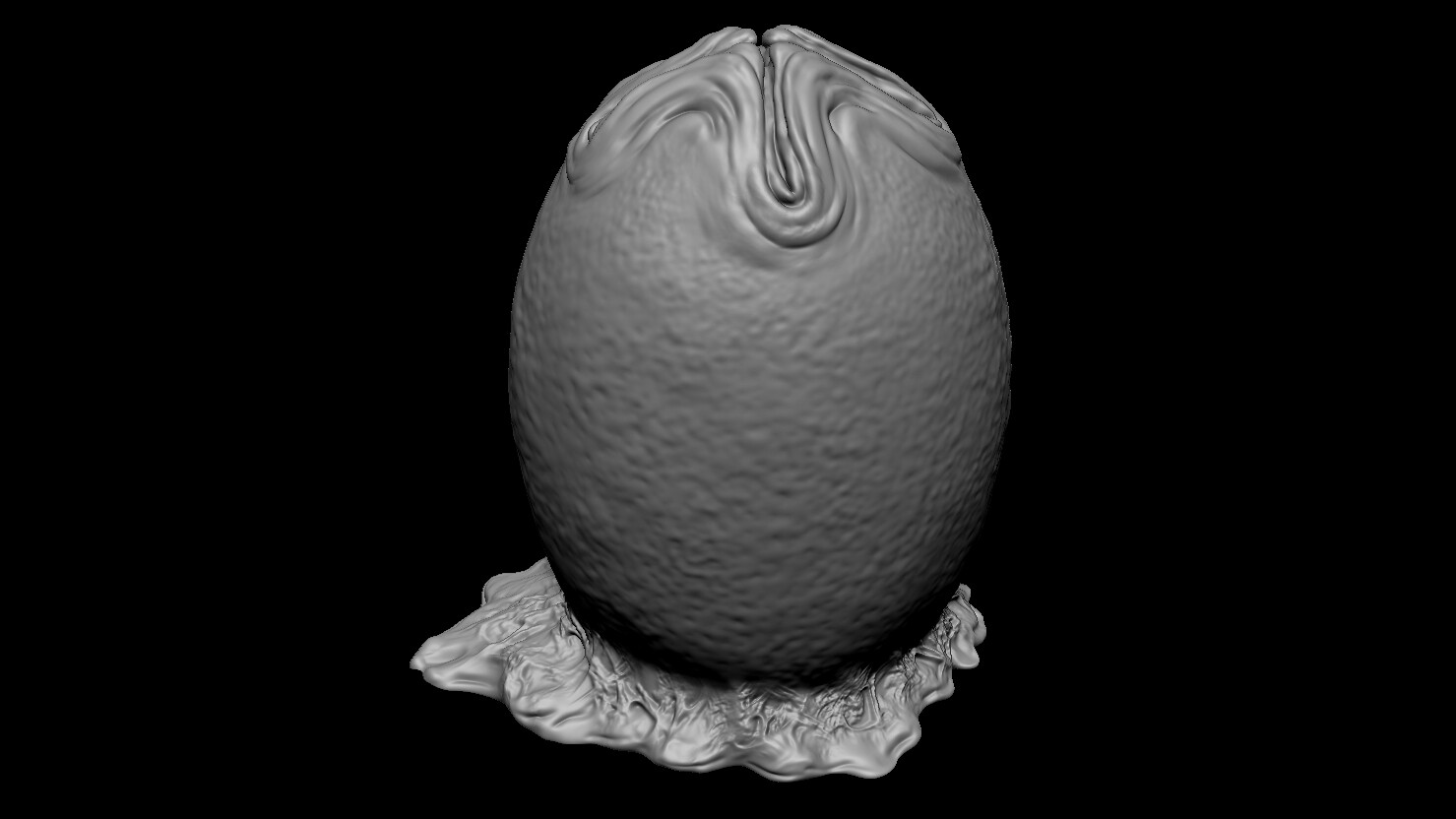 ArtStation - 3D PRINTABLE ALIEN EGG OVOMORPH 1979 WITH BASE | Resources