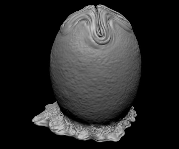 ArtStation - 3D PRINTABLE ALIEN EGG OVOMORPH 1979 WITH BASE | Resources