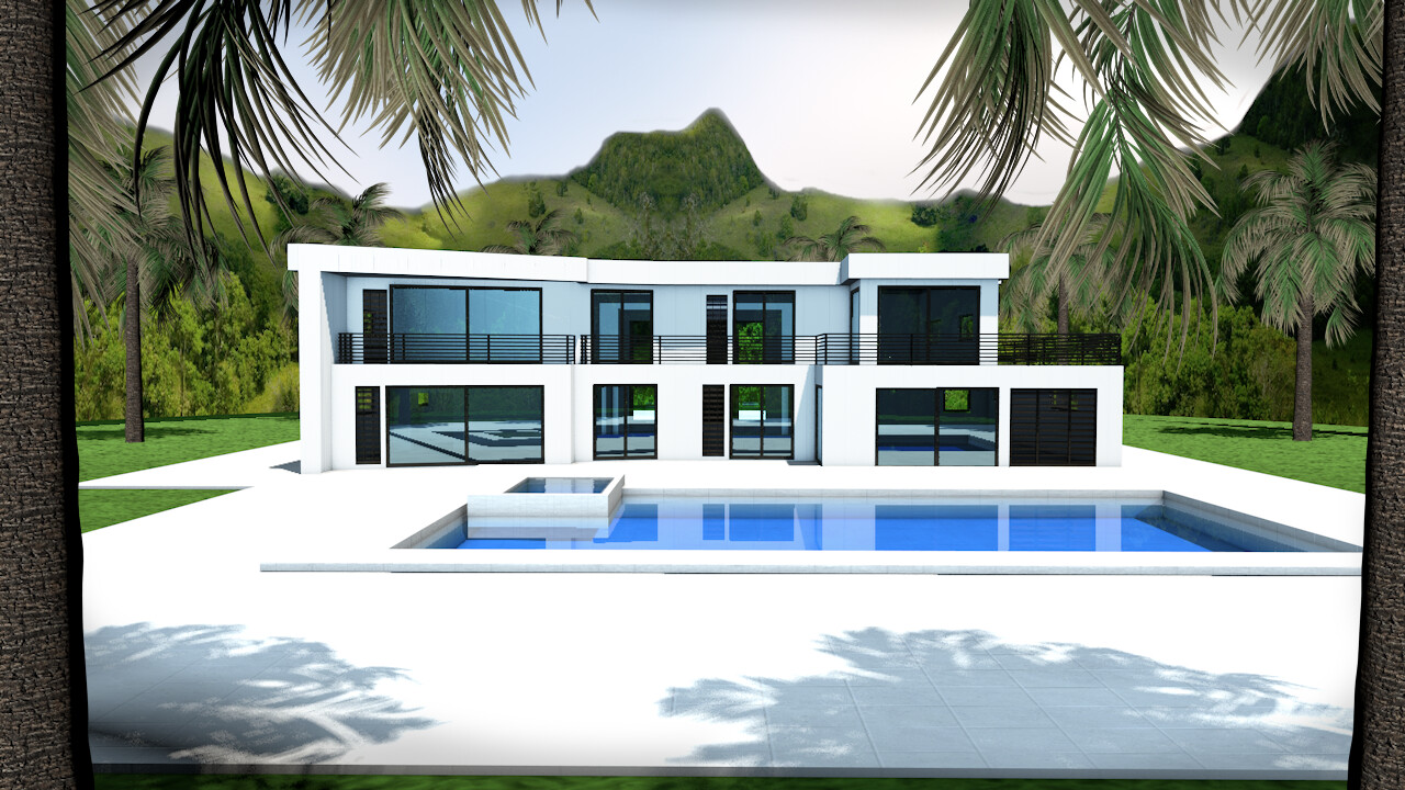 ArtStation - House Buildup animation | Resources