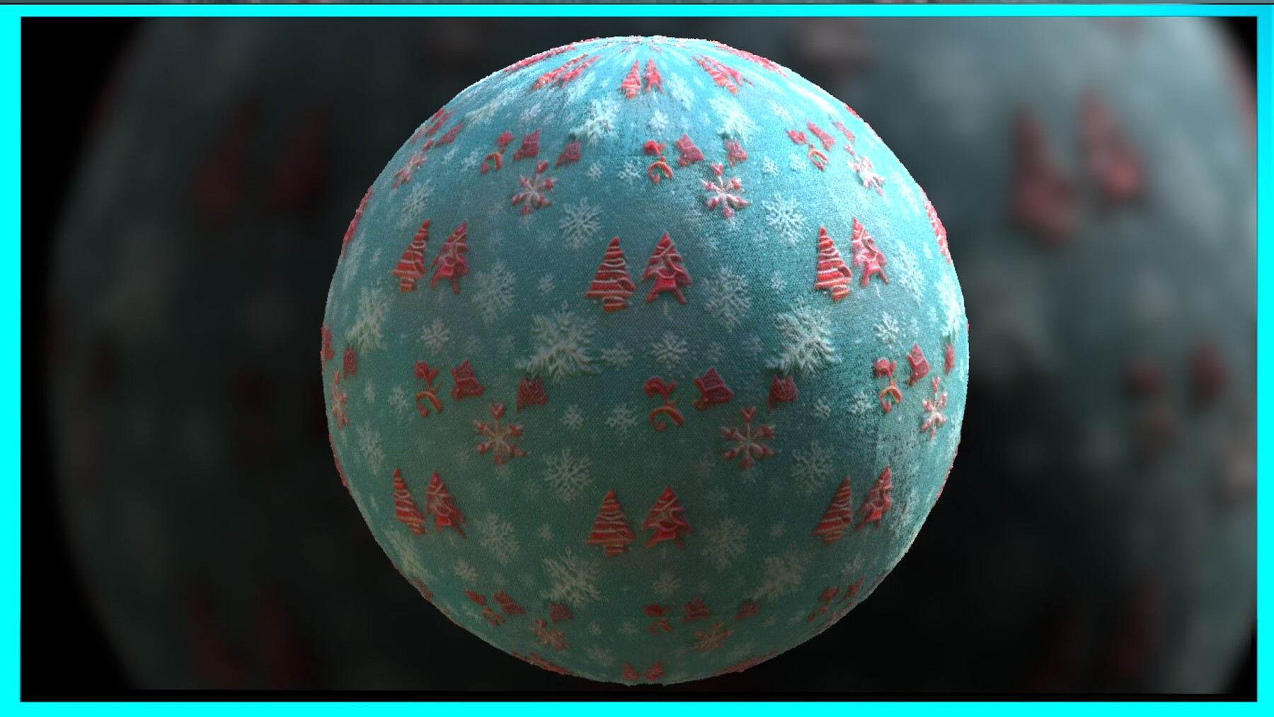ArtStation - PBR Christmas Winter Cloth Fabric Seamless Material ...