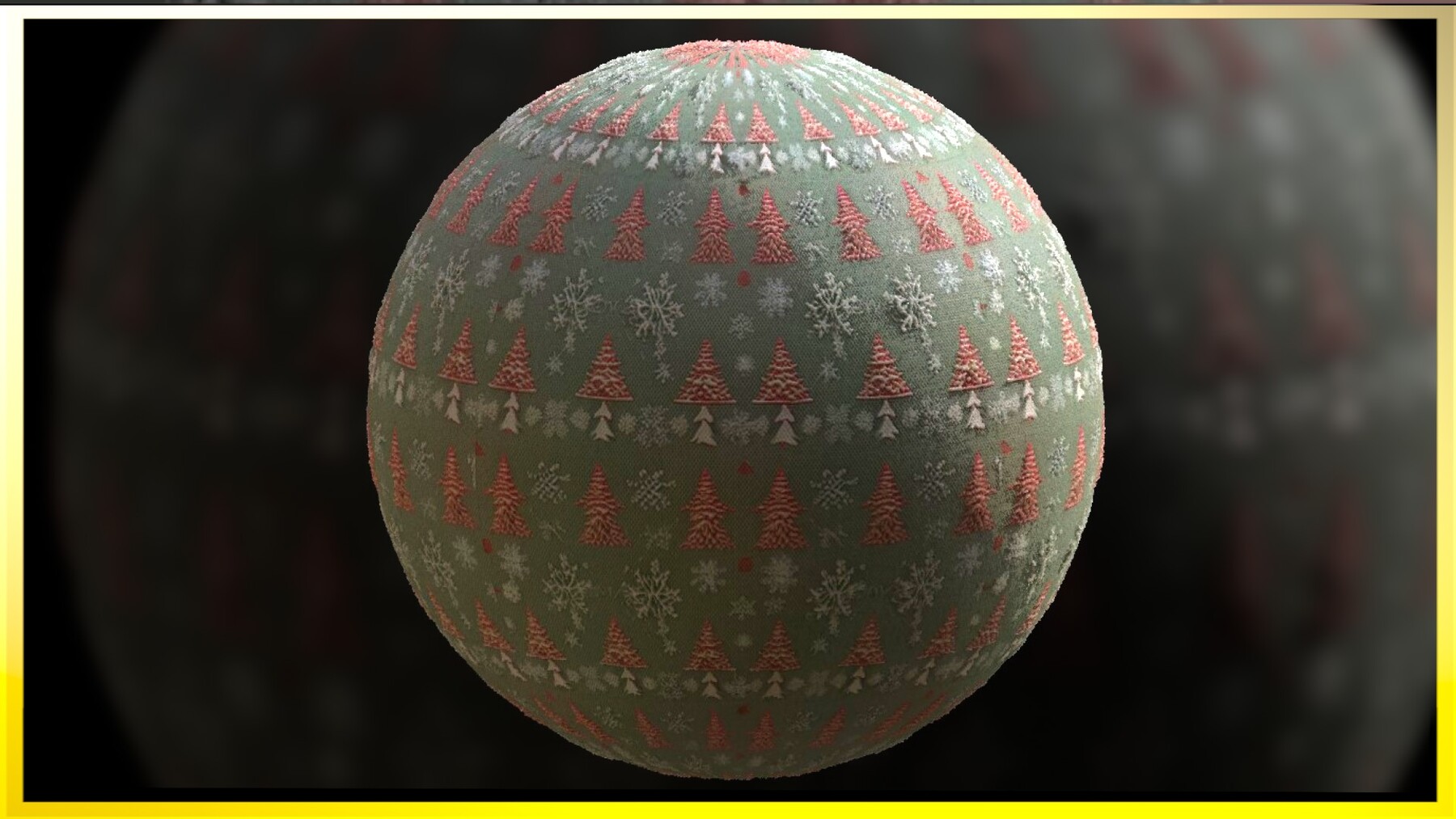 ArtStation - PBR Christmas Winter Cloth Fabric Seamless Material ...