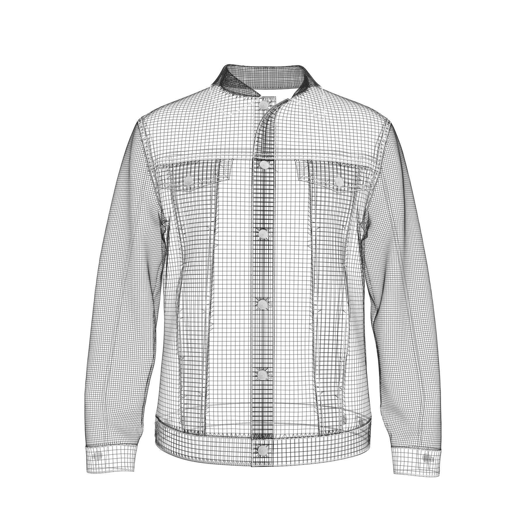 ArtStation - Denim Jacket 3d Model | Resources