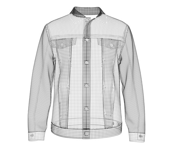 ArtStation - Denim Jacket 3d Model | Resources