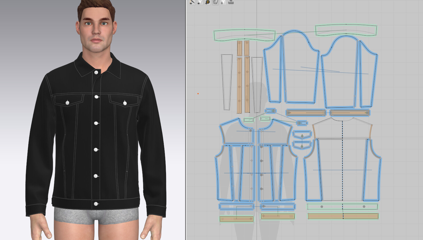 ArtStation - Denim Jacket 3d Model | Resources