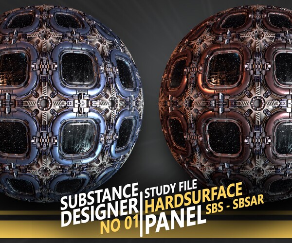 ArtStation - Substance Designer - Hardsurface Panel - VOL 01 | Resources