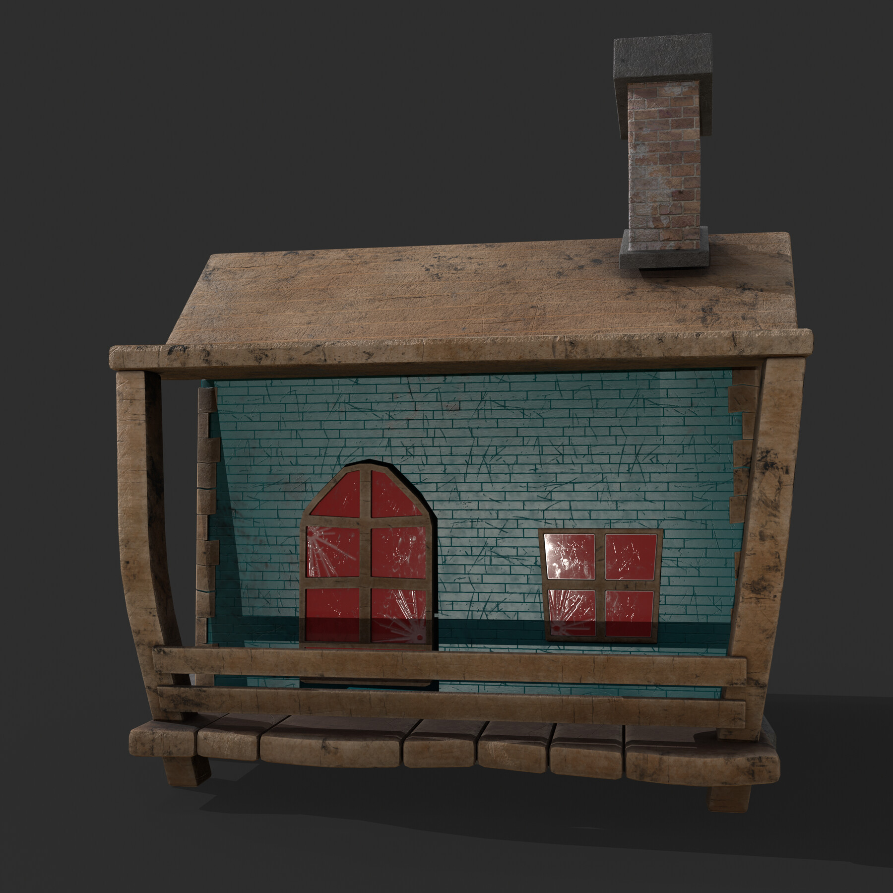 ArtStation - 3D Game House with PBR Texturing | Game Assets