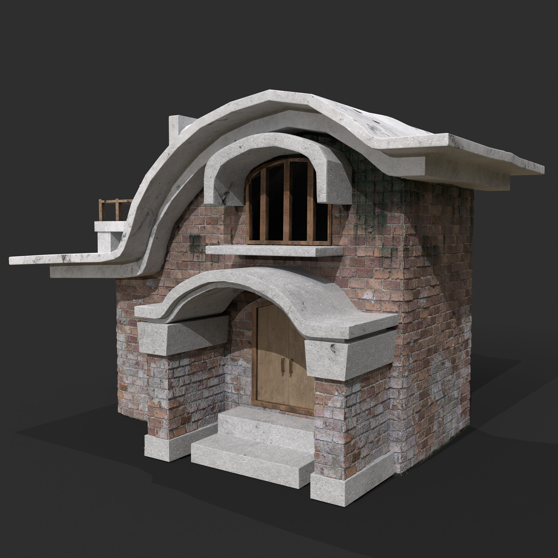 ArtStation - 3D Game House with PBR Texturing | Game Assets
