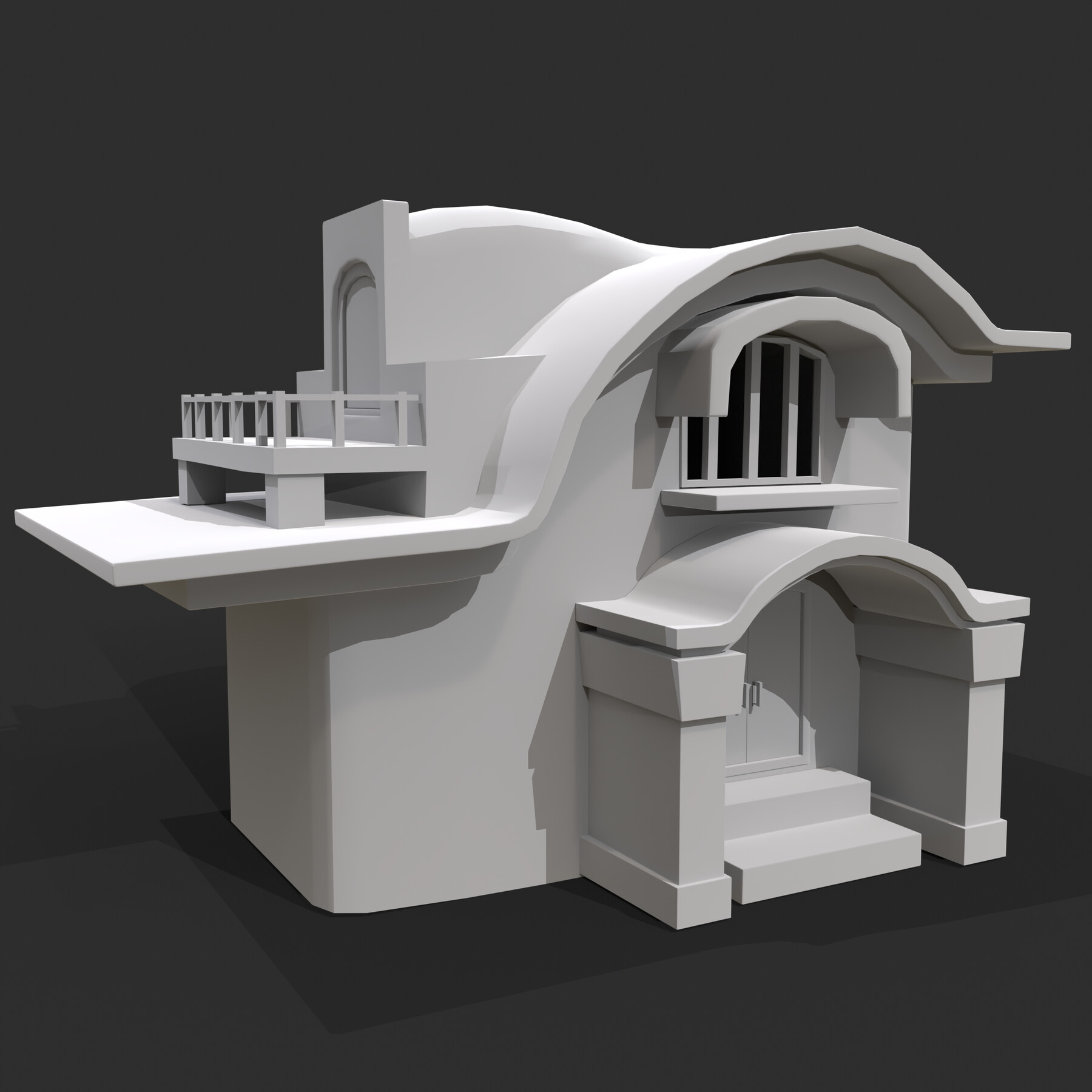 ArtStation - 3D Game House with PBR Texturing | Game Assets