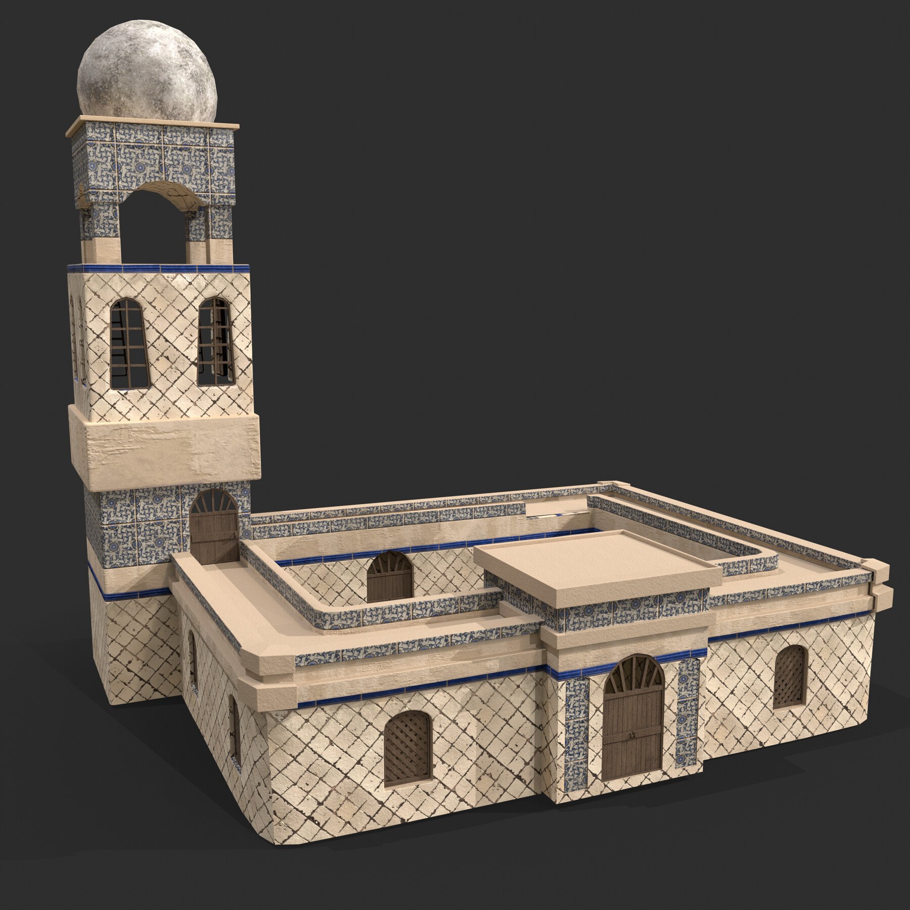 ArtStation - 3D Game House with PBR Texturing | Game Assets