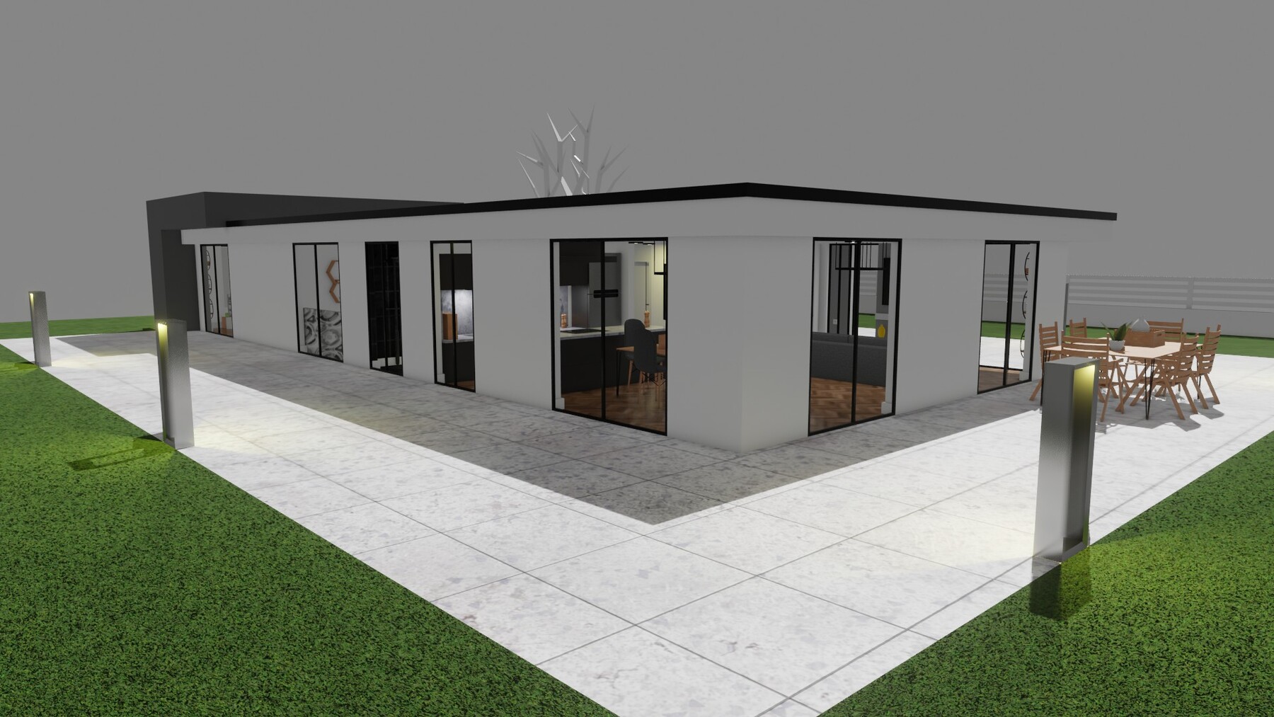 ArtStation - small modern house low poly | Resources