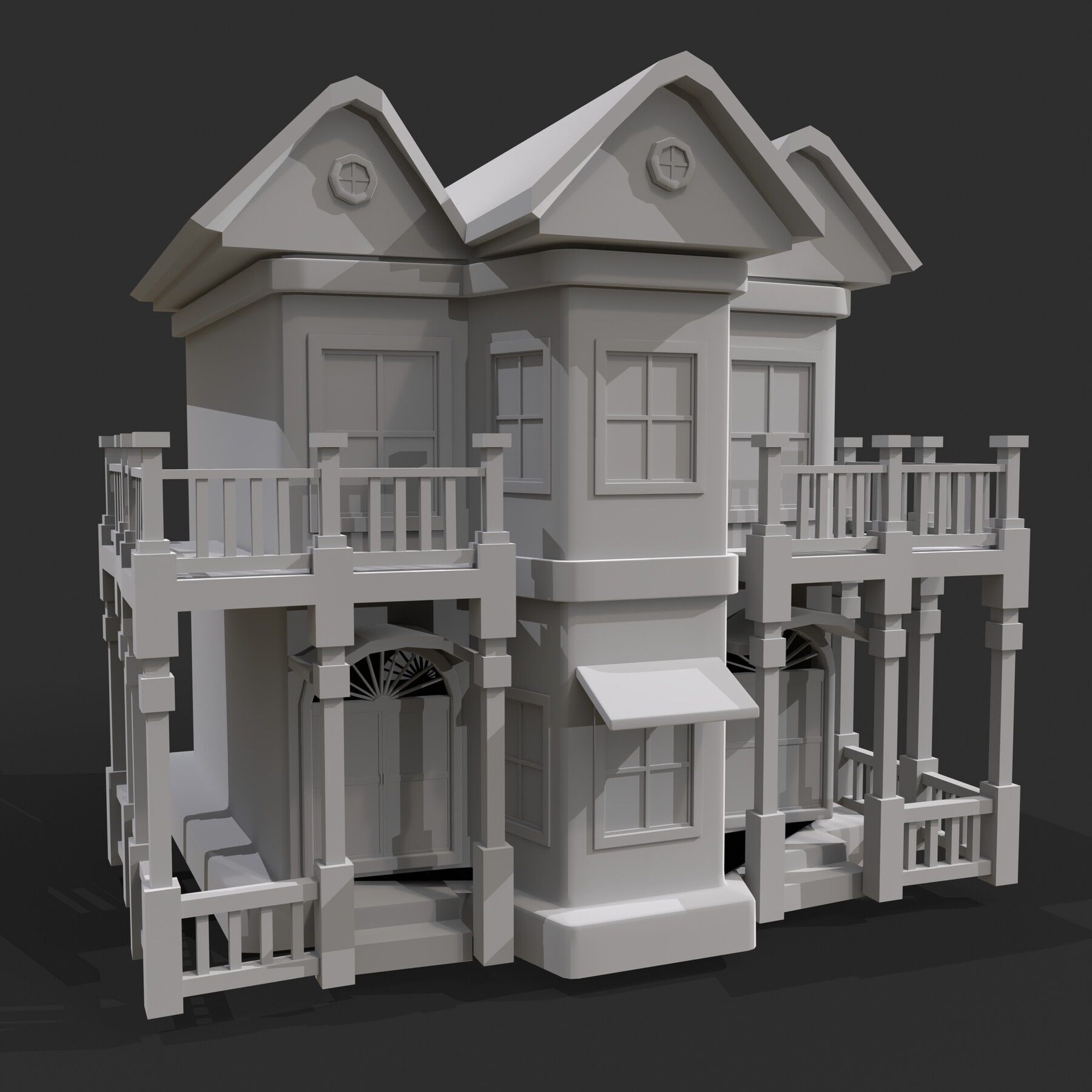 ArtStation - 3D Game House with PBR Texturing | Game Assets