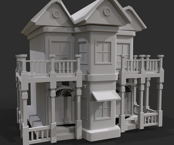 ArtStation - 3D Game House with PBR Texturing | Game Assets