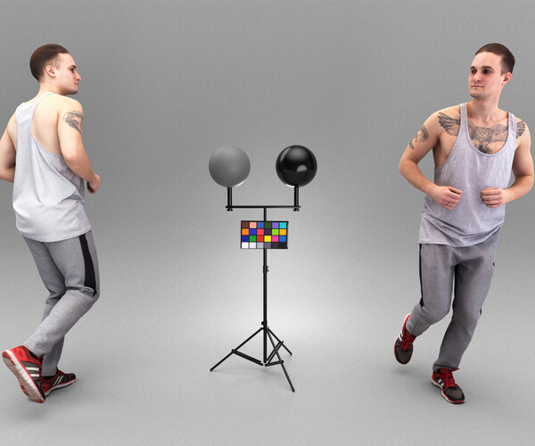 ArtStation - Running young man 388 | Game Assets